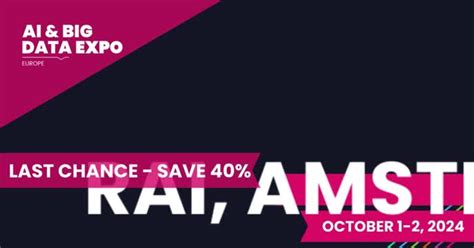 Ai And Big Data Expo World Series On Linkedin Ai Expo Tech Event Amsterdam