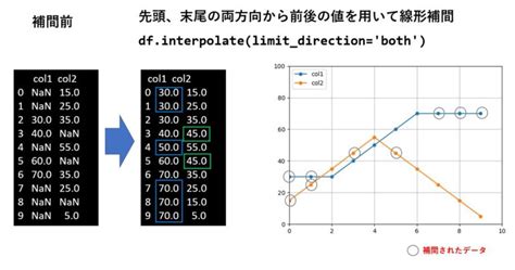 PythonPandasで欠損値を処理補間削除する方法いろいろ 初学者DIYプログラミング入門