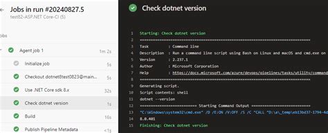 C Azure Pipelines And Net Versions Stack Overflow