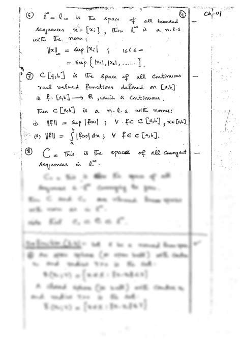 SOLUTION Functional Analysis Ch Normed Linear Spaces Studypool