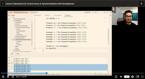 Working On Backend Lld Concurrency 4 Synchronization With Shomeek De