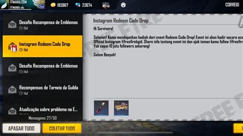 Código Free Fire se libera para todos los jugadores cómo canjear en el sitio de recompensas