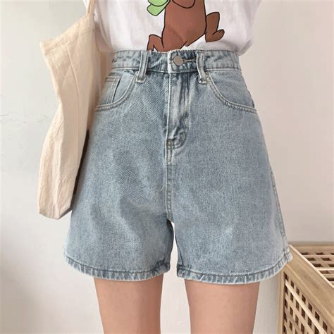 밀크티 롤업가능가격실화 아이스워싱 3부 연청 데님반바지