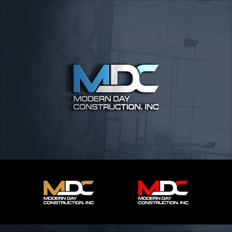 Modern Professional Logo Design For Mdc Modern Day Construction Inc By Arham Hidayat