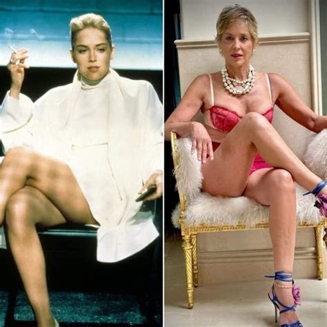 Sharon Stone Recreates Iconic Basic Instinct Pose At Age 66 More
