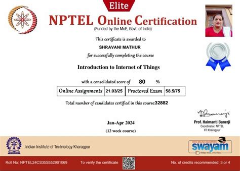 Thanks Sudip Misra Sir Indian Institute Of Technology Kharagpur For Introduction To Internet Of