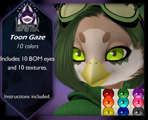 Second Life Marketplace Khaotix Bom Toon Gaze T