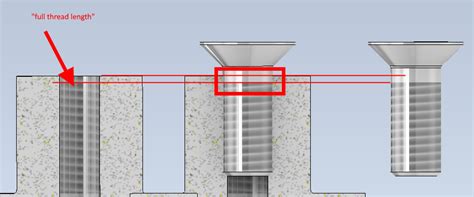 Interference Check Thread Depth Mismatch Autodesk Community