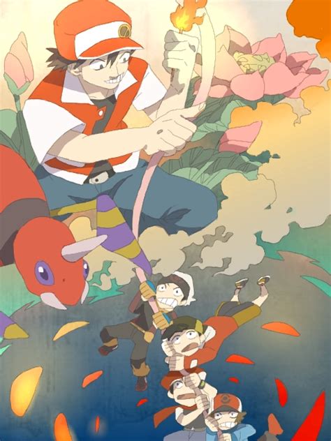 Red Ethan Hilbert Brendan Lucas And 1 More Pokemon And 6 More