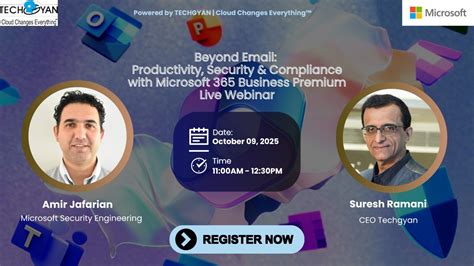 Beyond Email Productivity Security And Compliance With Microsoft 365 Business Premium Live