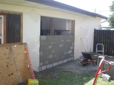 New Window In Concrete Block Wall Diy Home Improvement Forum