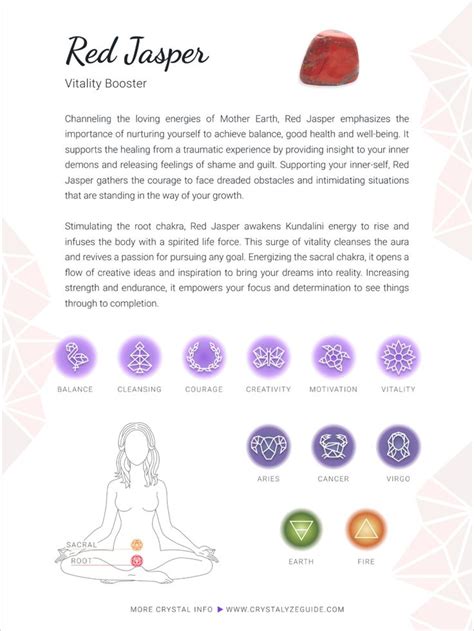 Red Jasper Meaning Vitality Booster Chakra Healing Crystals