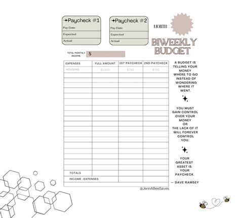 Printable Download Weekly Budget Template Free Download And Print For