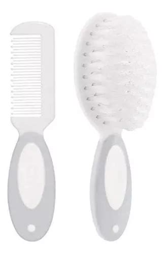 Kit Escova E Pente Para Bebe Cabelo Cerdas Macias 0m Buba Mercadolivre