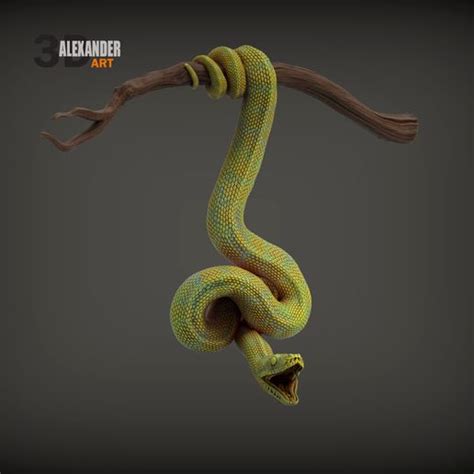 🌳 Green Tree Python 3d Print Model・ Stl File For 3d Printing・cults