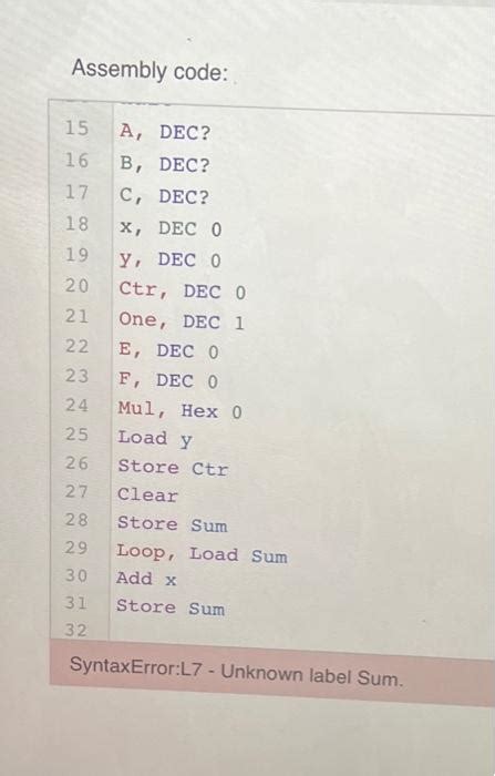 Solved Using Marie Assembly Language Write A Multiplication