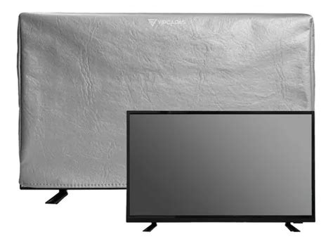 Capa Protetora Tv 70 75 Polegadas Led Corino Fechada Atrás Frete Grátis