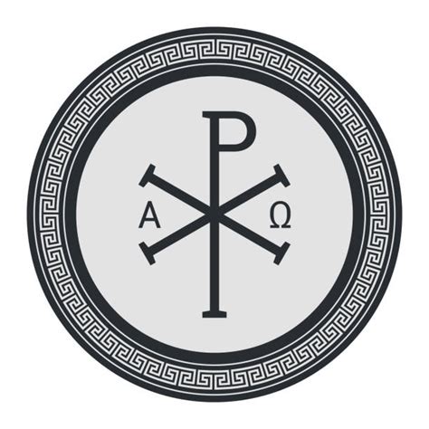 Chi Rho Symbol Printable Pattern Pattern And Stencils