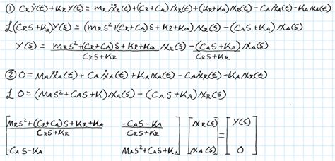 Can I Use A Non Symmetrical Matrix In Simulink For My 2 Dof Vibration