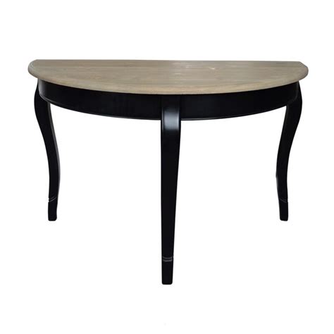Bobbin Curved Console Natural Oak Jac Home Living
