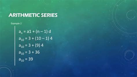 Arithmetic Mean And Arithmetic Series Pptx