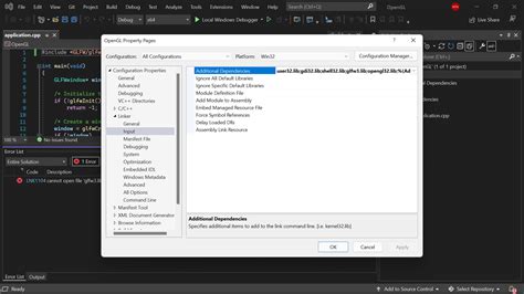 I Keep Getting The Error Lnk1104 Cannot Open File Glfw3lib Ropengl