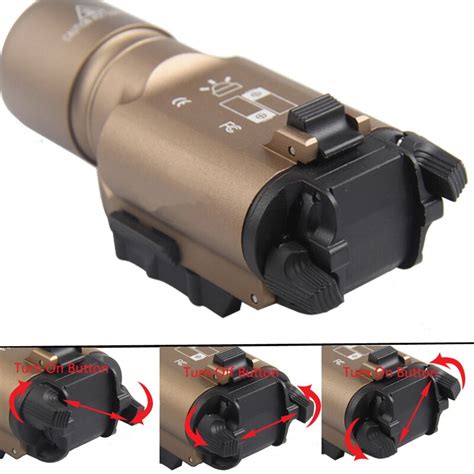Factory Sell Tactical X300 Ultra Led Weapon Light Pistol Airsoft