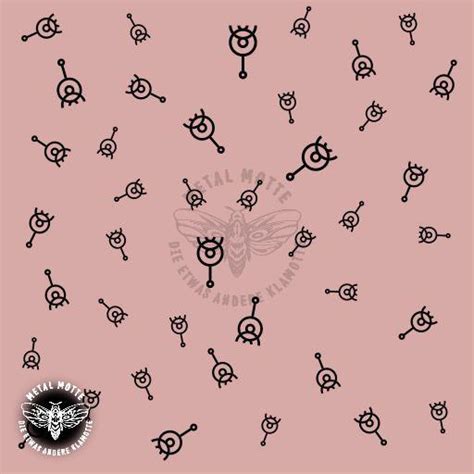 Dsa Satuaria Rosa Mit Schwarzen Zeichen Metalmotte Gmbh