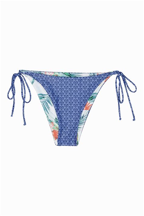 Clearwater Tie Bikini Bottom Reversible August Society
