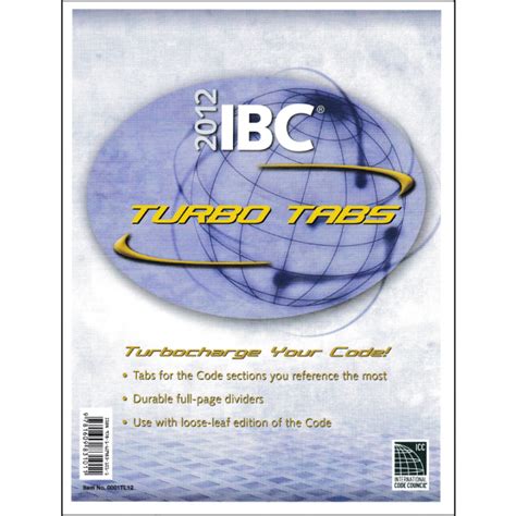 2012 International Building Code Ibc Quick Card Builders Book Inc