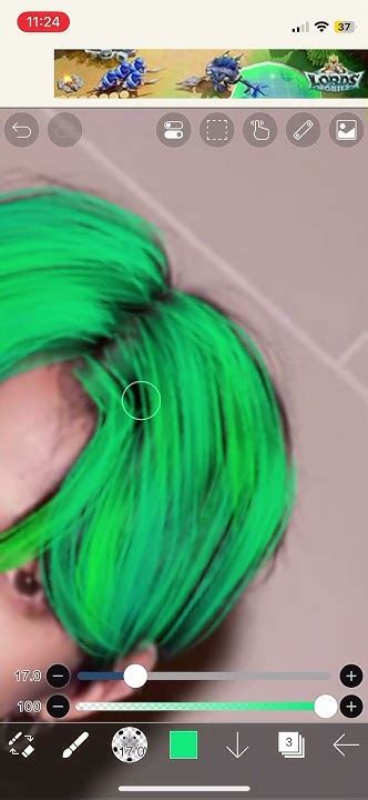 투바투 연준초록 염색 Youtube