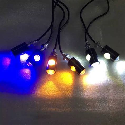 Jual Lampu Led Eagle Eye Mata Elang 12volt 2sisi Led 2 Mode Nyala Diam