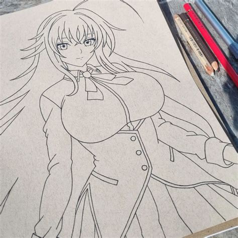 Aimee Lee Purr On Instagram My Finished Drawing Commission Of Rias