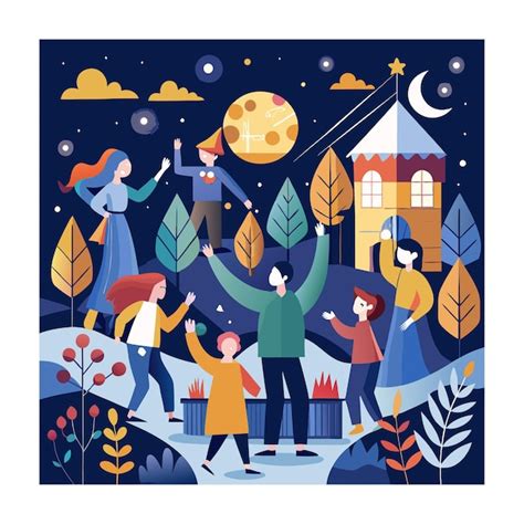 Yalda Night Concept Vector Illustration Premium Ai Generated Vector