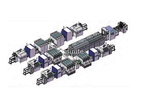 상호 연결된 Smt 조립 라인 다중 라인에서 이중 트랙 리플로우 오븐 배선 체계로