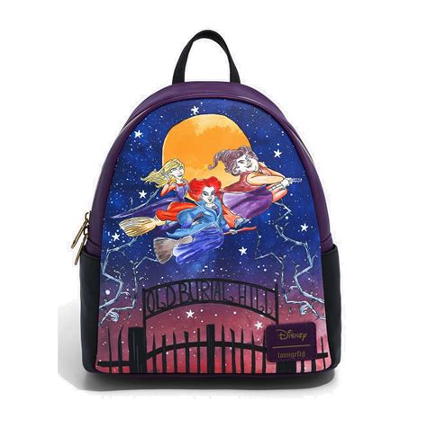 Loungefly Disney Hocus Pocus Cemetery Night Mini Backpack Toys