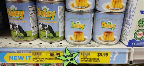 Xtra Daisy Evaporated Filled Milk 400g 8 99 Daisy Sweetened Condensed Filled Milk 390g 8