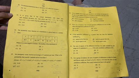 If A Binomial Distribution Has N 20 And P 03 What Is Its Variance