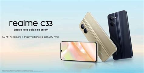 realme C33 novi entry-level telefon