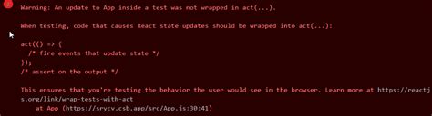 warning when running tests · issue 431 · floating ui react popper