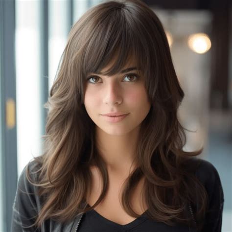 53 Trending Long Layered Hair With Bangs Layered Hair With Bangs