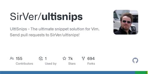 Ultisnips The Ultimate Snippet Solution For Vim Send Pull Requests
