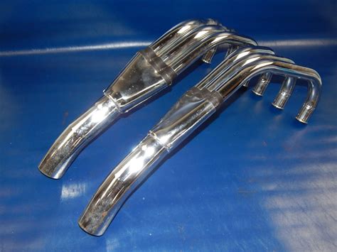 Honda Cbx 1000 Marving 6 In 2 Chrome Open Exhaust Muffler Pipe Headers Vintage Ebay