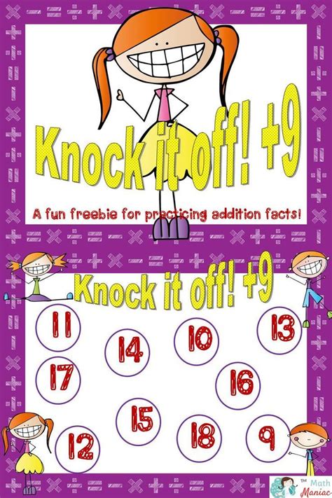 A Purple And White Poster With The Words Knock It Off On It S Side