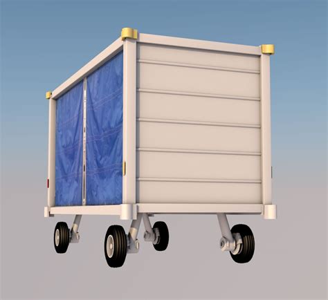 수하물 카트 3d 모델 29 Obj Unknown Stl Fbx 3ds C4d Free3d