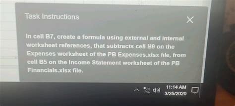 Task Instructions In Cell 87 Create A Formula StudyX