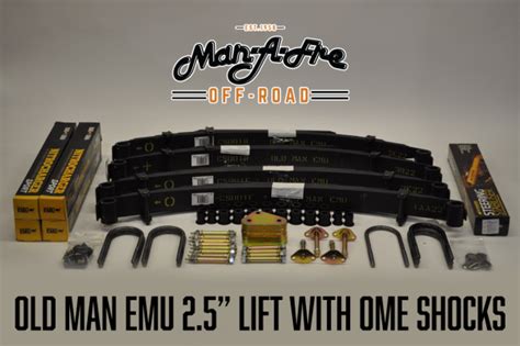 Man A Fre X Old Man Emu 25 Suspension Lift Kit For 4x Series Toyota