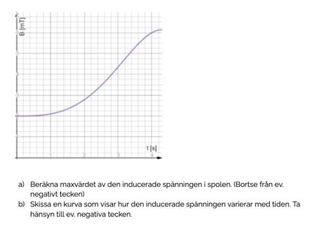 Skissa Graf Inducerad Spänning Fysikfysik 2 Pluggakuten
