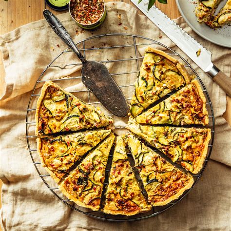 Courgette Quiche With Bacon Recipe