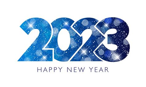 Premium Vector Happy New Year 2023 Text Design